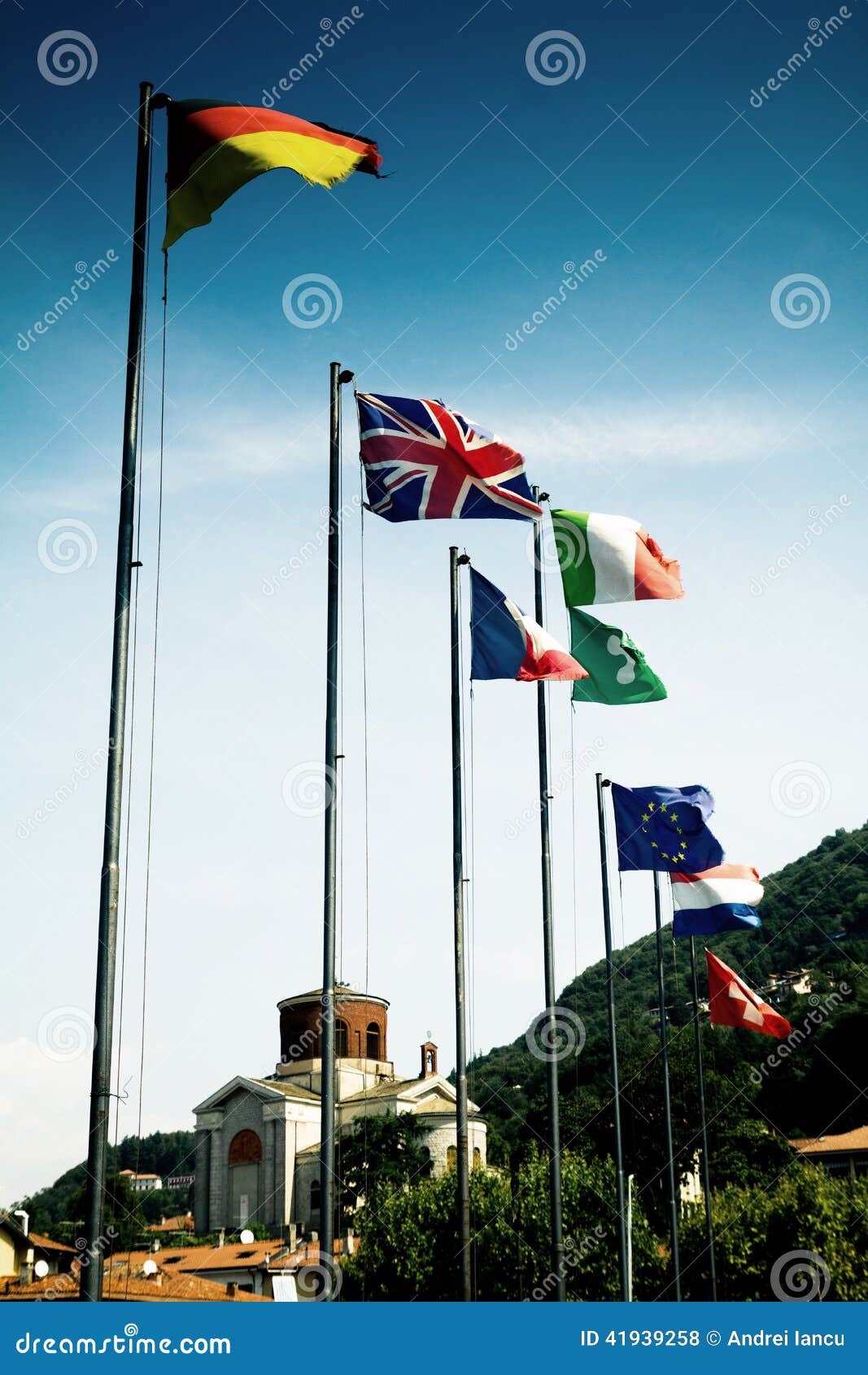 Flaggor arkivfoto. Bild av sceniskt, nederländerna, enigt - 41939258