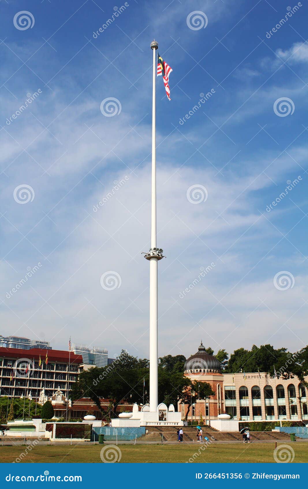 Flagpole of Independence Square, Kuala Lumpur, Malaysia Editorial Photo ...