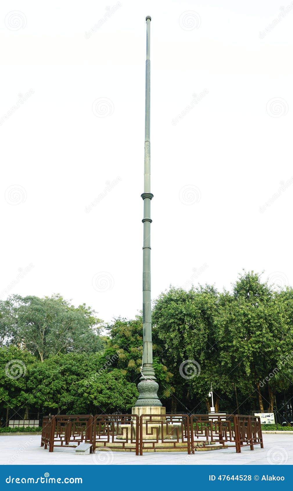 Flagpole stock photo. Image of metal, flagstaff, outdoor - 47644528