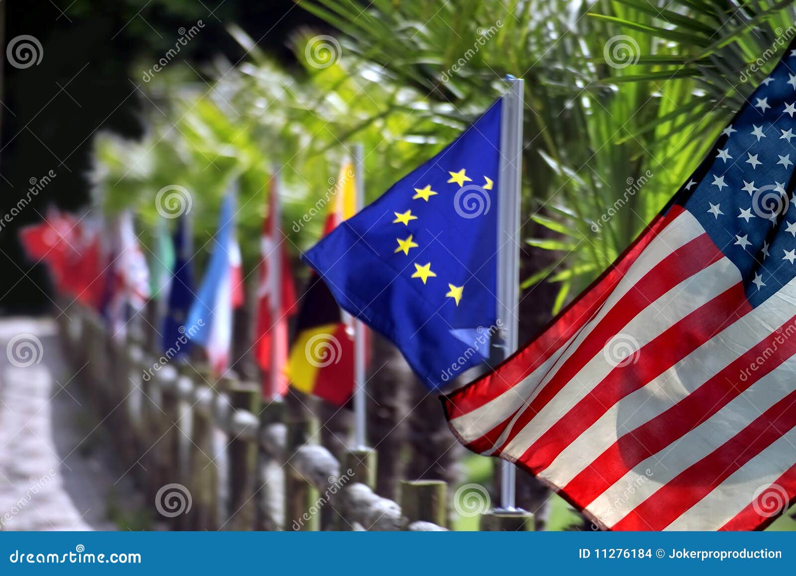 Flags stock photo. Image of outdoor, plants, objects - 11276184