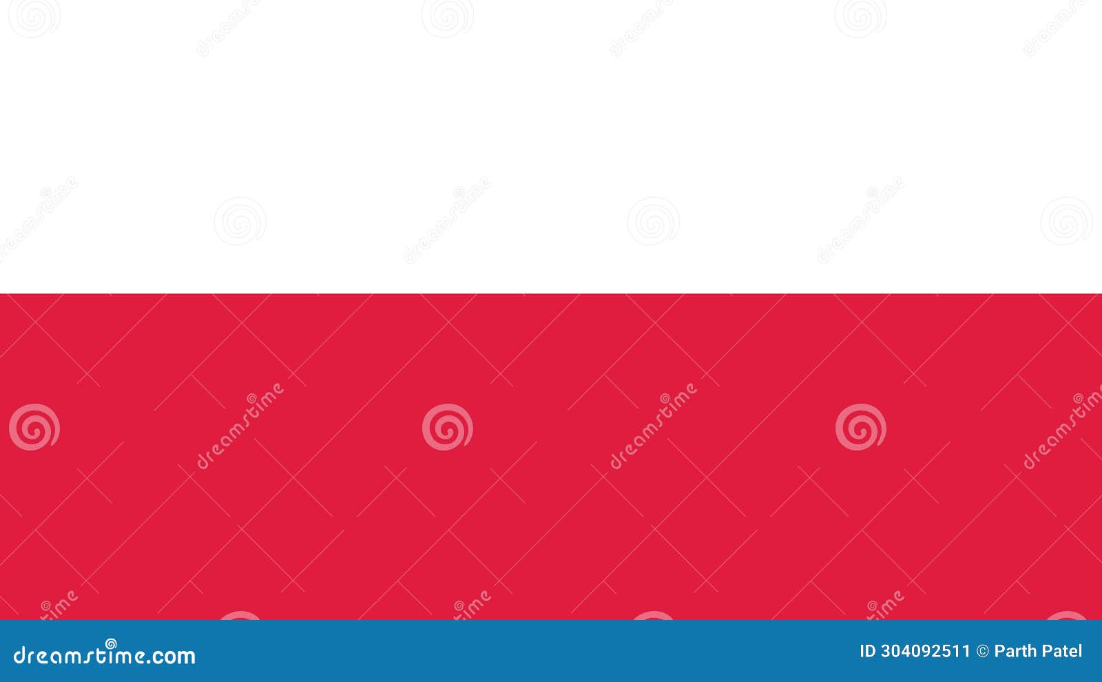 Vector Flag of Poland. Accurate Dimensions and Official Colors Stock ...