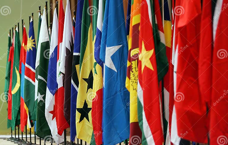 Flags stock image. Image of togetherness, conference, discussion - 817185