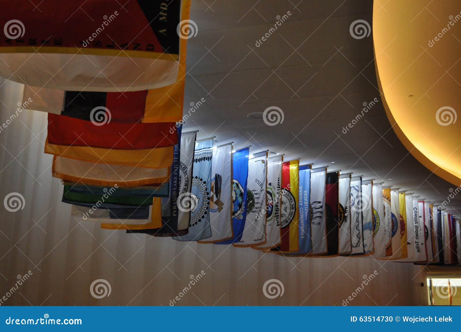 Flags of All Native American Tribes Stock Photo - Image of color ...