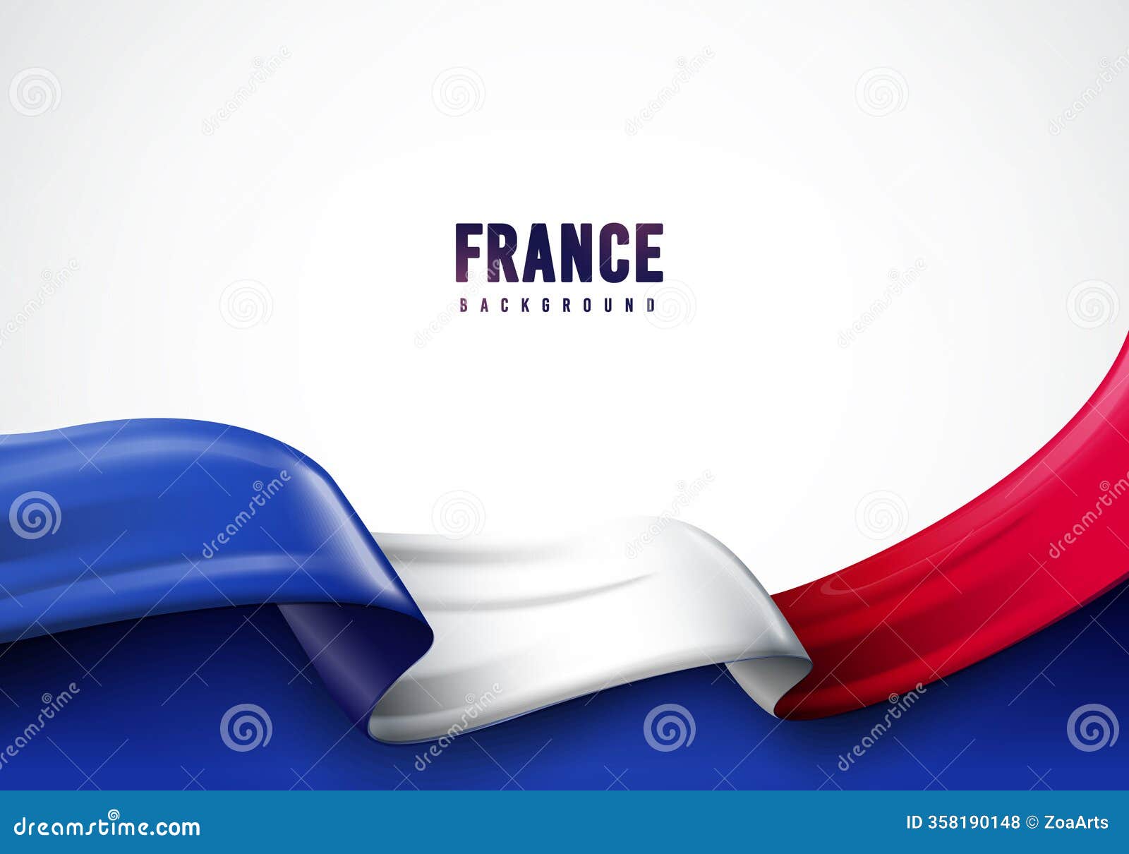 French Flag Painted On The High Speed Train. Rail Travel In The France ...