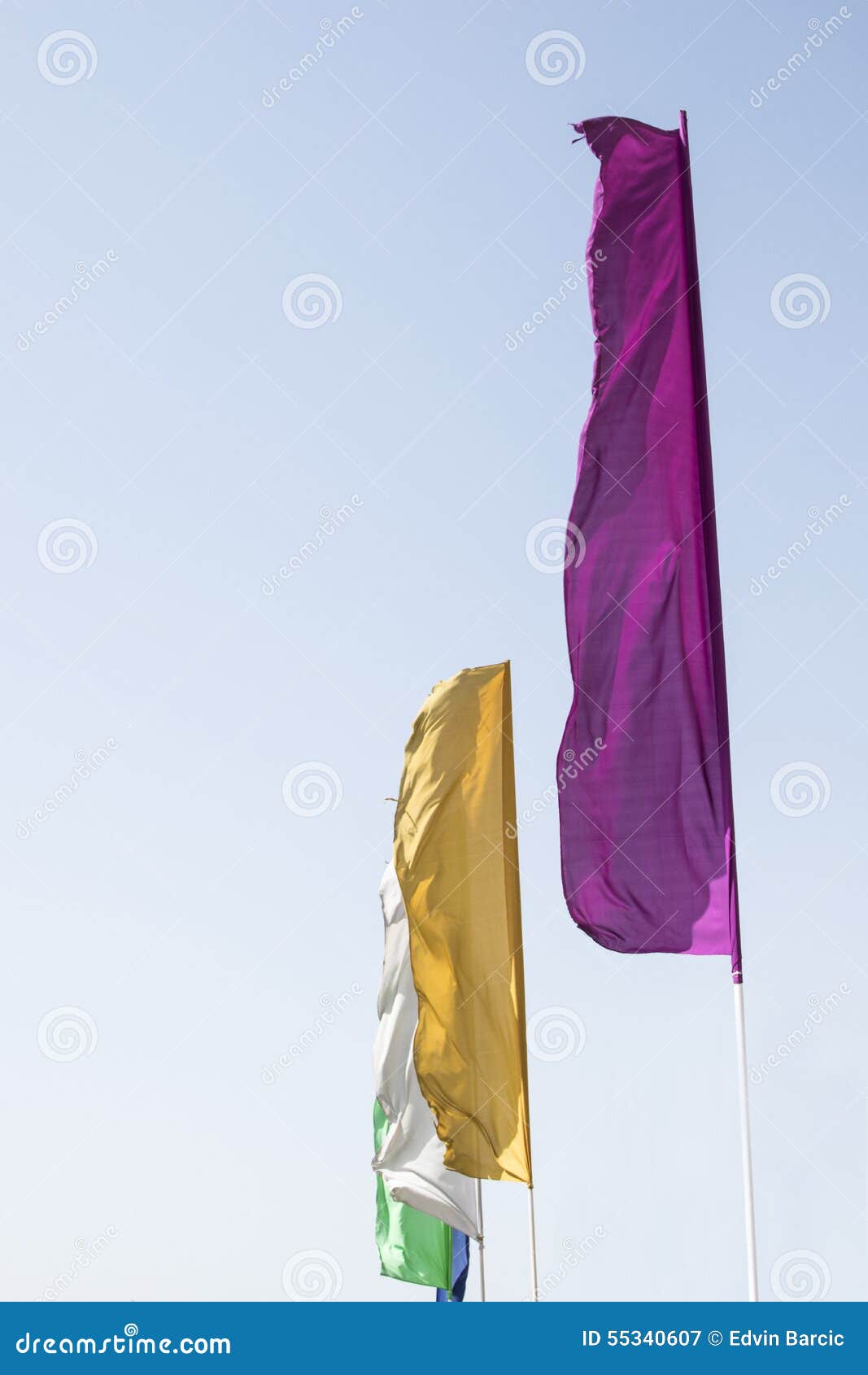 Flags stock image. Image of poles, pink, flags, colours - 55340607