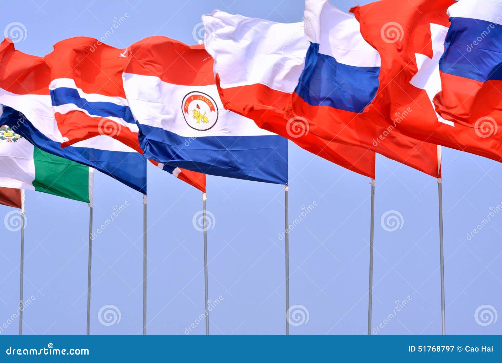 Flags of countries stock image. Image of activities, worldwide - 51768797