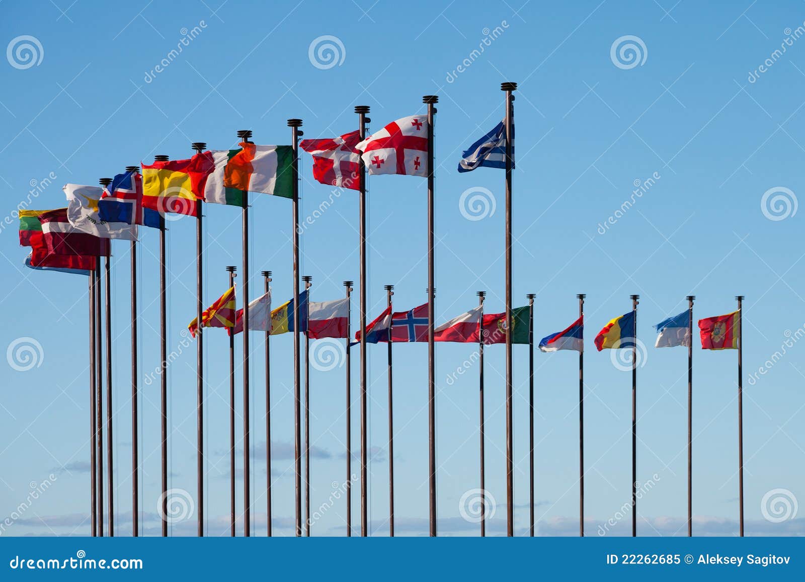 Flags of Different Countries Stock Image - Image of great, culture ...