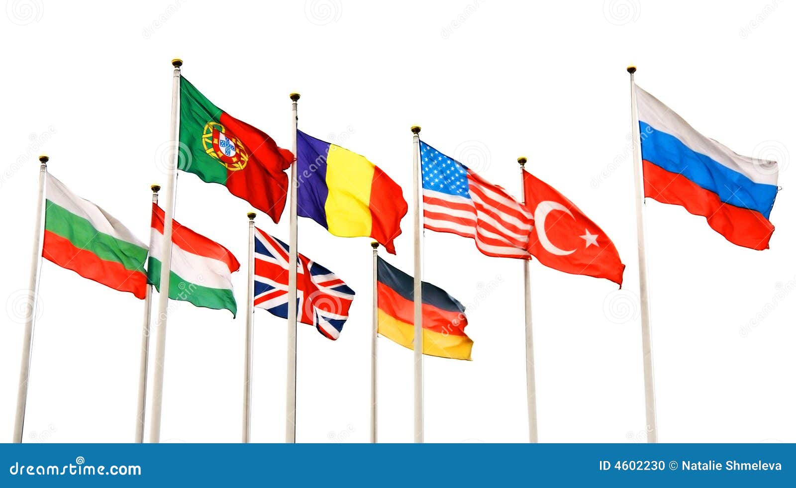 Flags of Different Countries Stock Photo - Image of conceptual, stripe ...