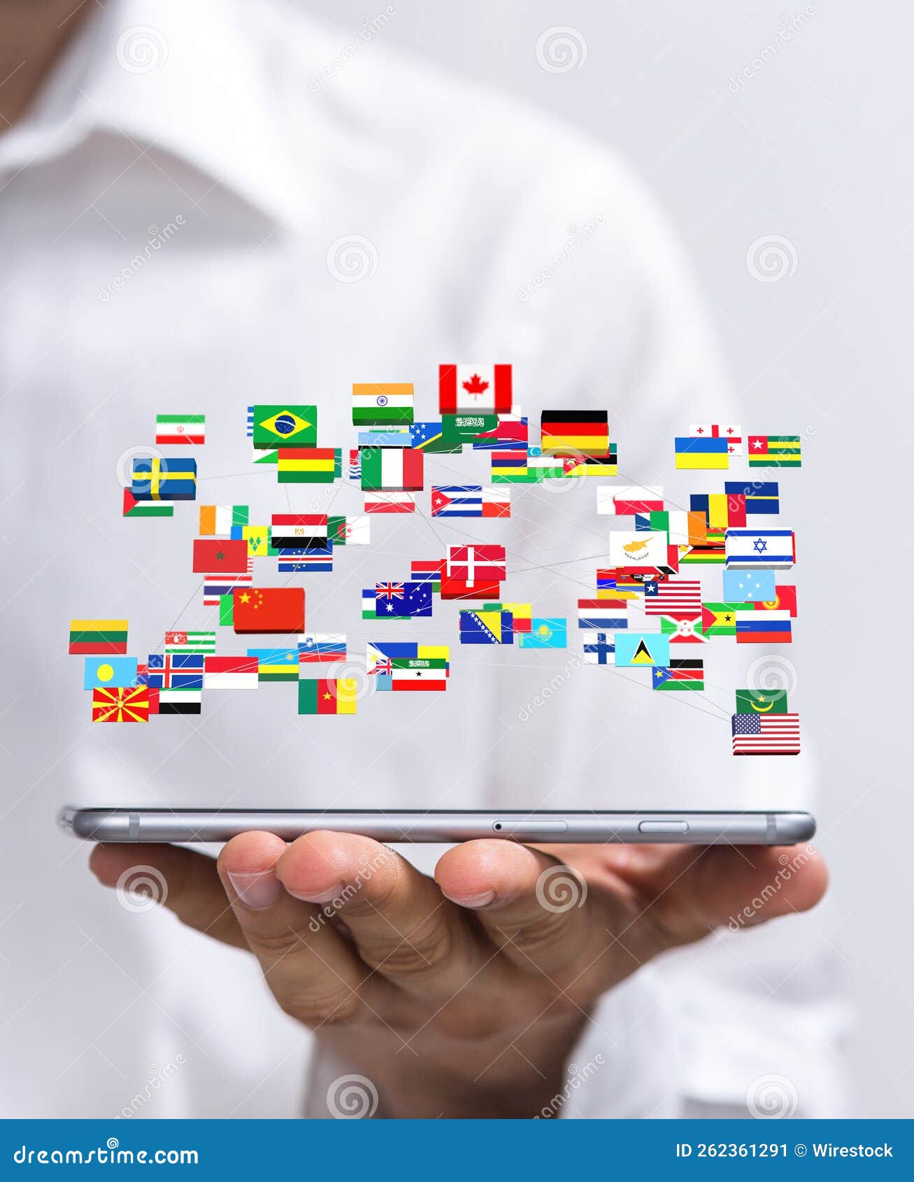 Flags of Different Countries Connected To Each Other - the Concept of ... Flags of Different Countries Connected To Each Other - the Concept of ...