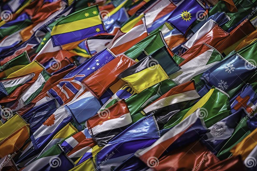 Flags of differnt contries stock illustration. Illustration of pattern ...