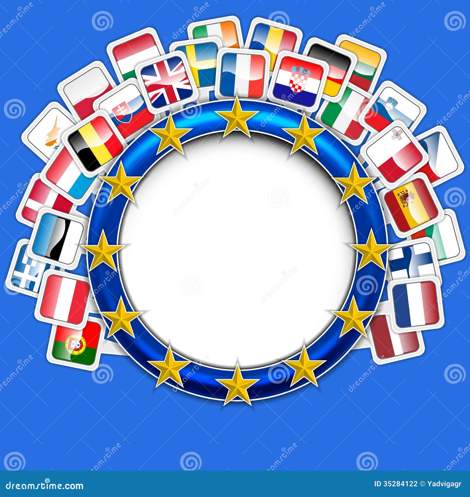 28 Flags of European Union Vector Stock Vector - Illustration of ...