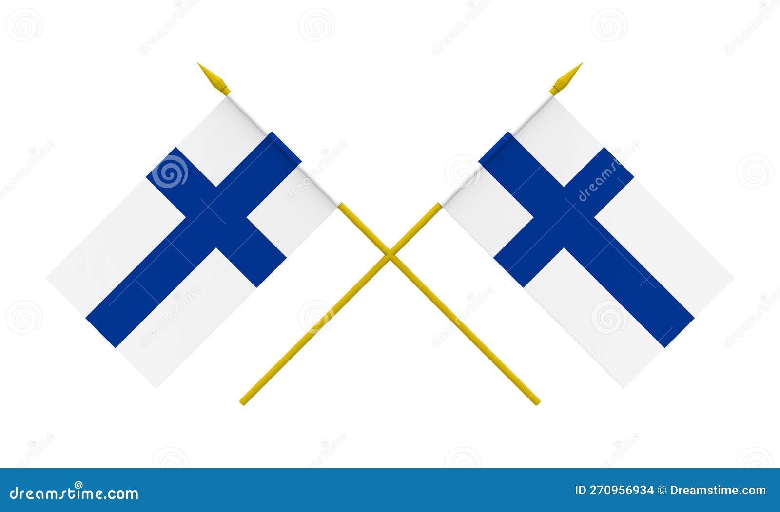Flags, Finland stock illustration. Illustration of render - 270956934