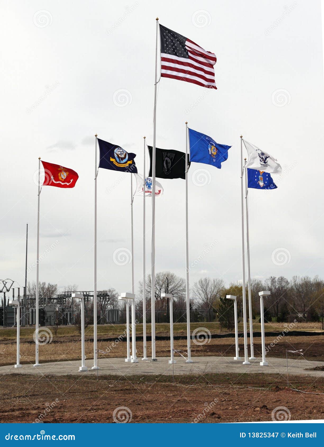 Flags Fly at Fields of Honor Editorial Photography - Image of honor ...