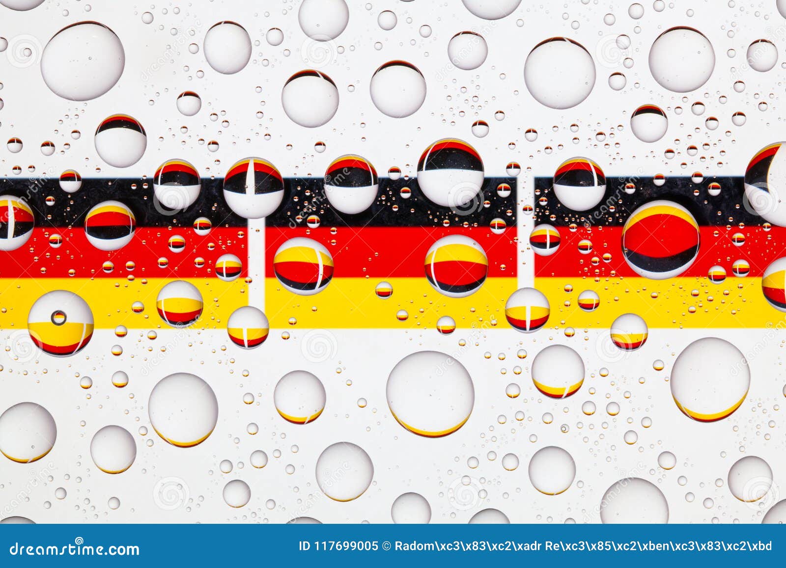 Water Drops on Glass and Flags of Germany Stock Image - Image of german ...
