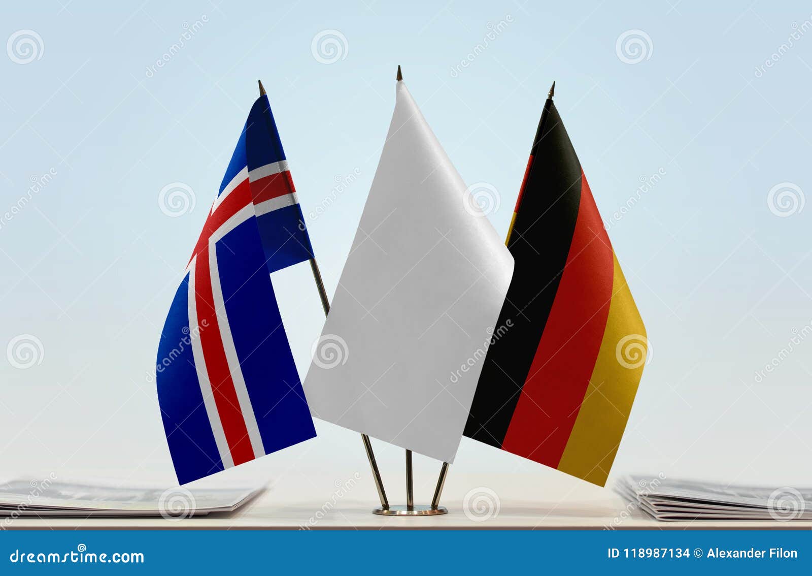 Flags of Iceland and Germany Stock Photo - Image of invest, countries ...