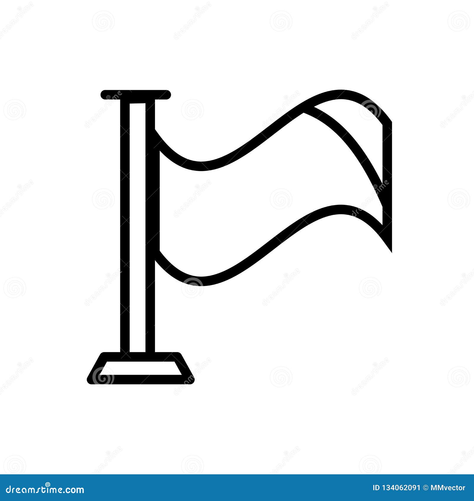 Flags Icon Vector Isolated on White Background, Flags Sign , Linear ...