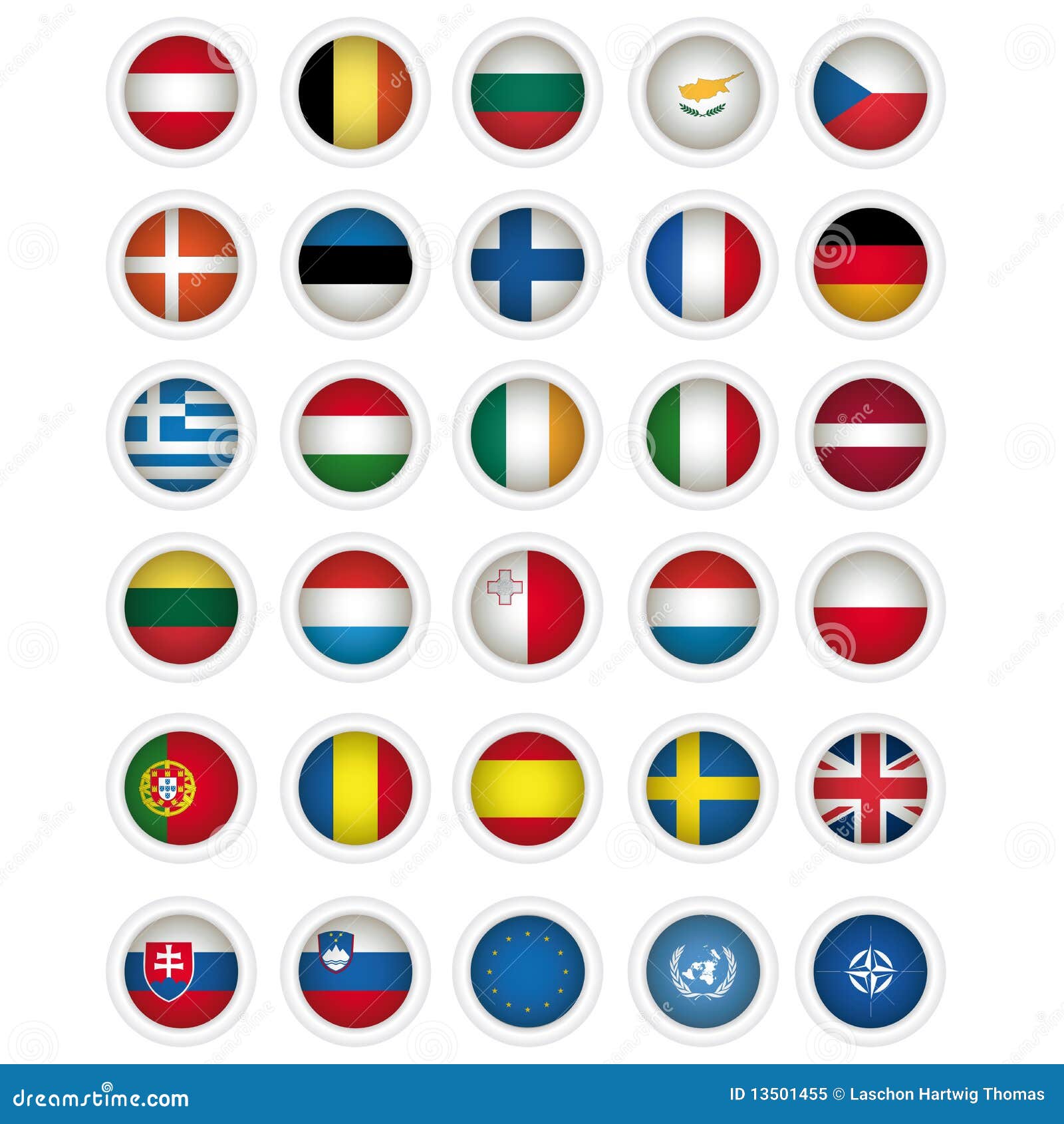 Flags Icons of the All Member States of the EU , E Stock Vector ...