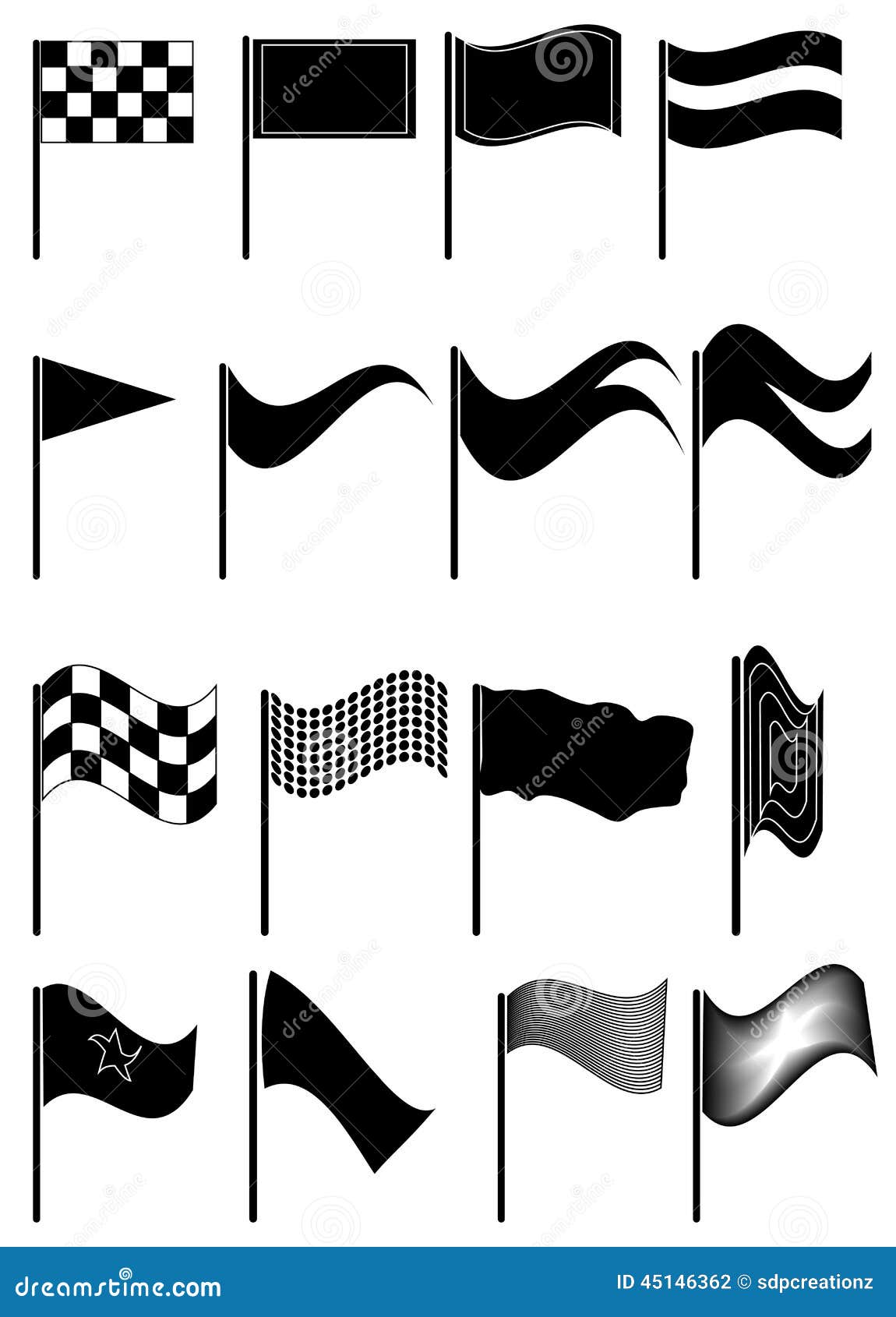 Flags And Icons Of India Cartoon Vector | CartoonDealer.com #63138173