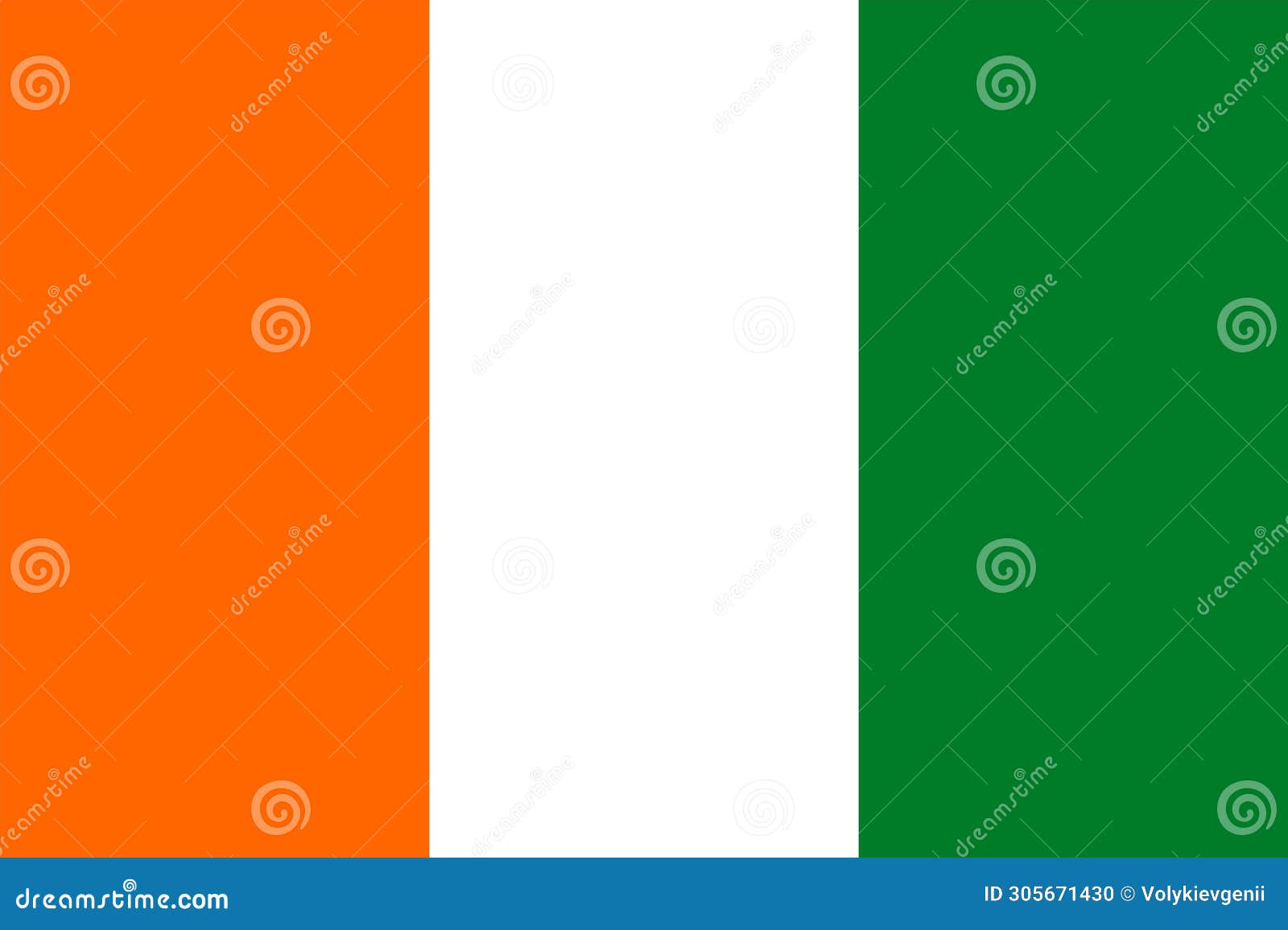 Flags of Ivory Coast stock vector. Illustration of sticker - 305671430