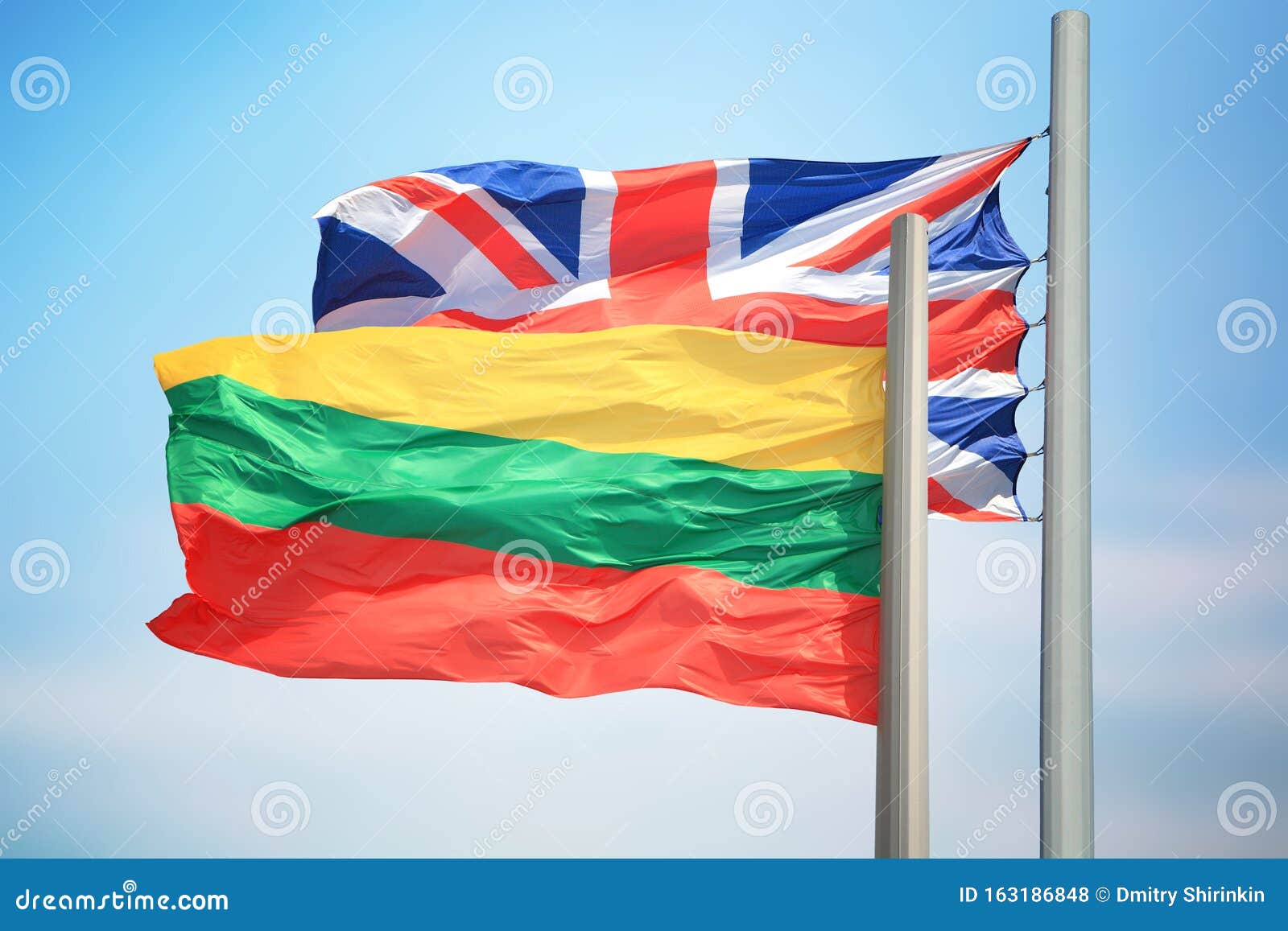 The Baltics Flags Vector Set. Lithuania, Estonia, Latvia National Flag ...