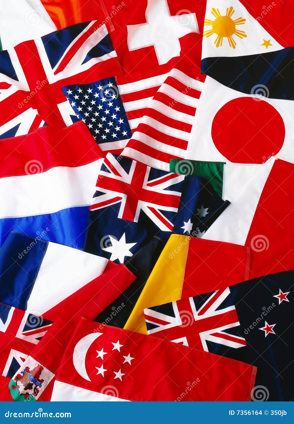 Flags of many nations stock photo. Image of european, concept - 7356164