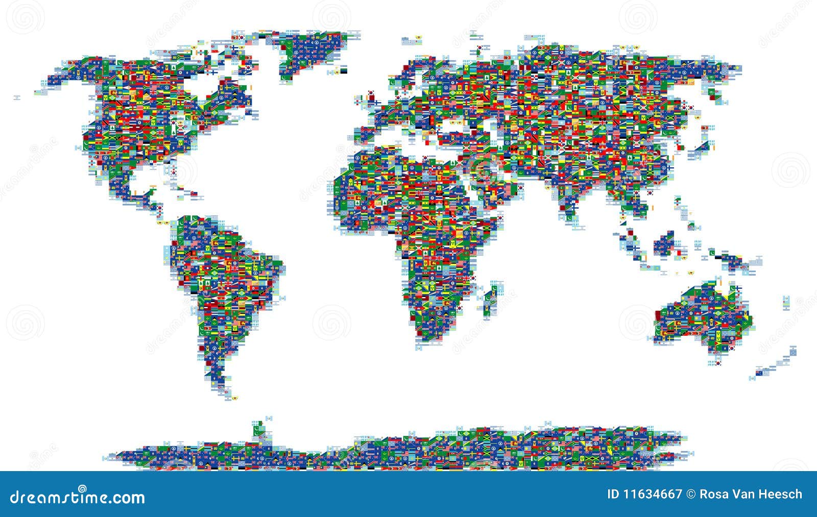 Flags mosaic world stock illustration. Illustration of australia - 11634667