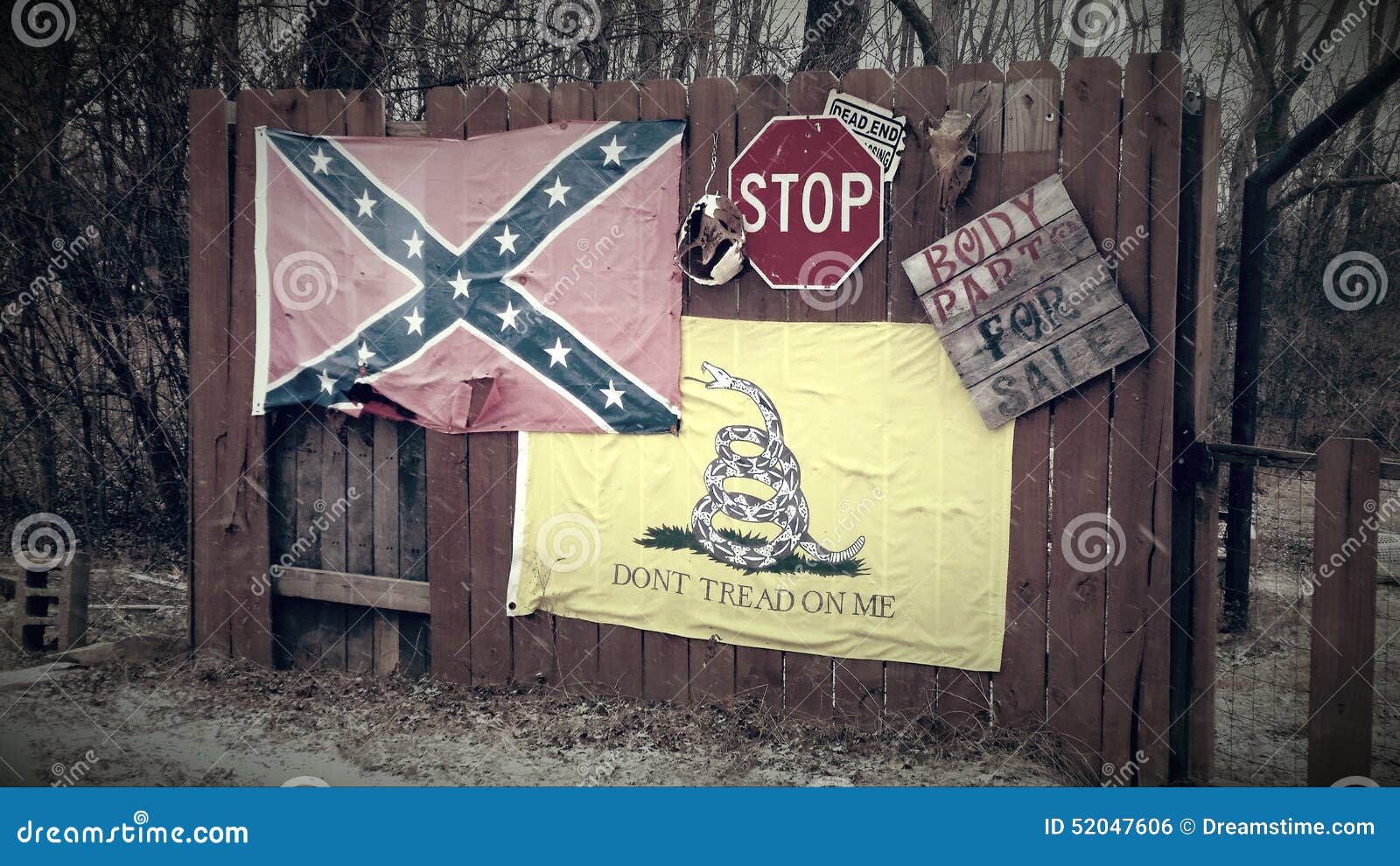 Flags n Signs editorial photo. Image of redneck, signs - 52047606