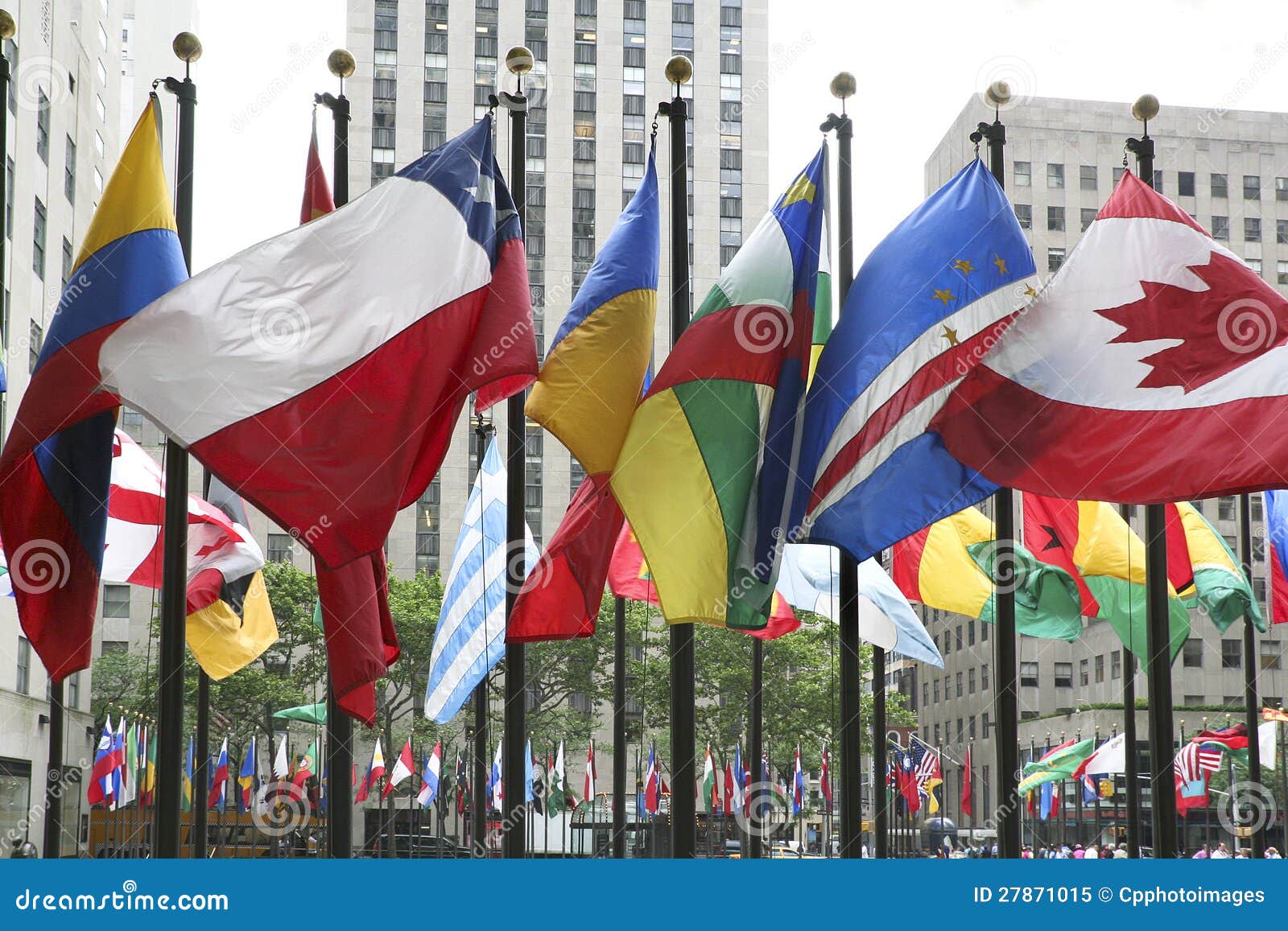 Flags in New York stock image. Image of community, diversity - 27871015