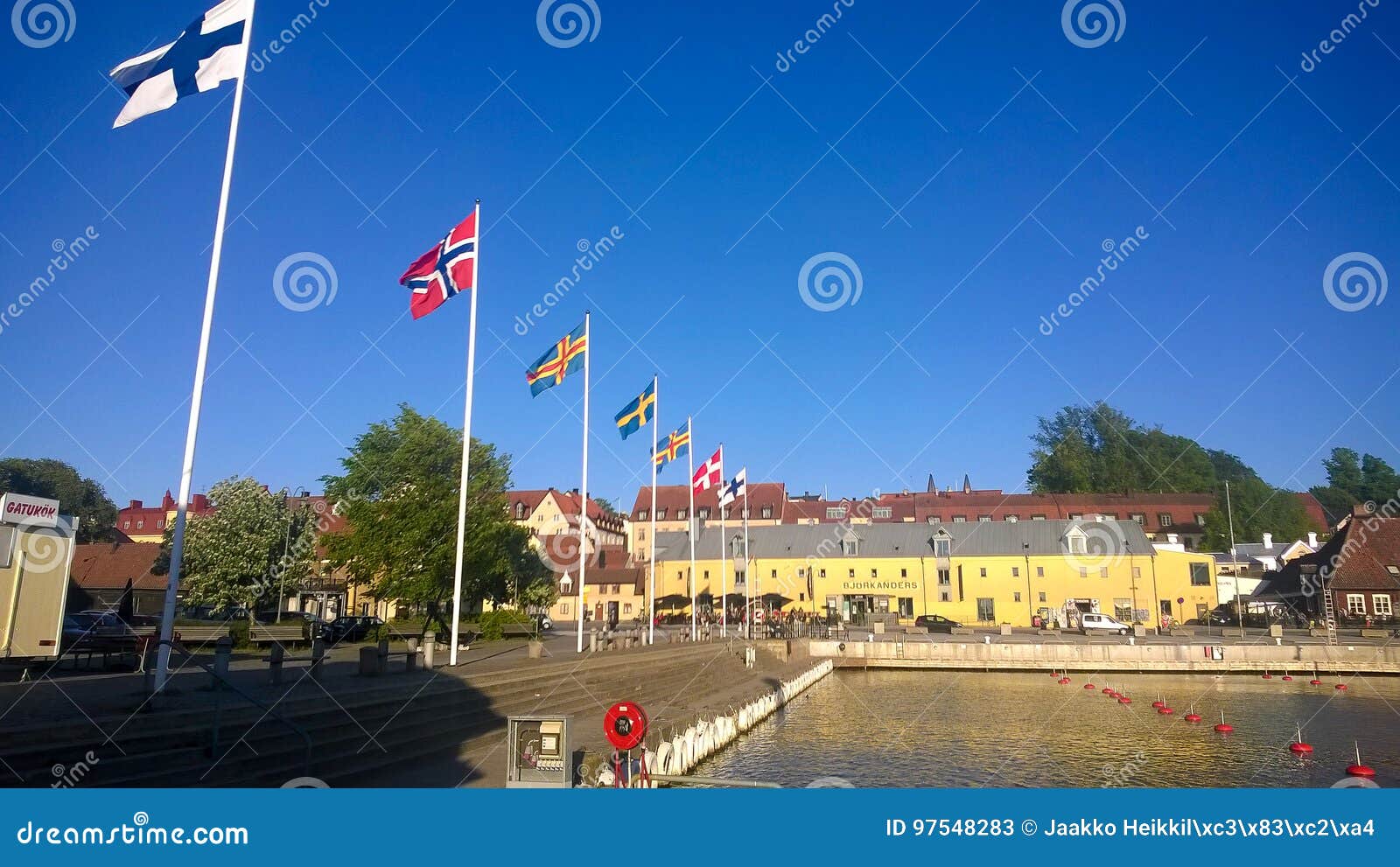 The Flags of the Nordic Countries Editorial Stock Photo - Image of ...