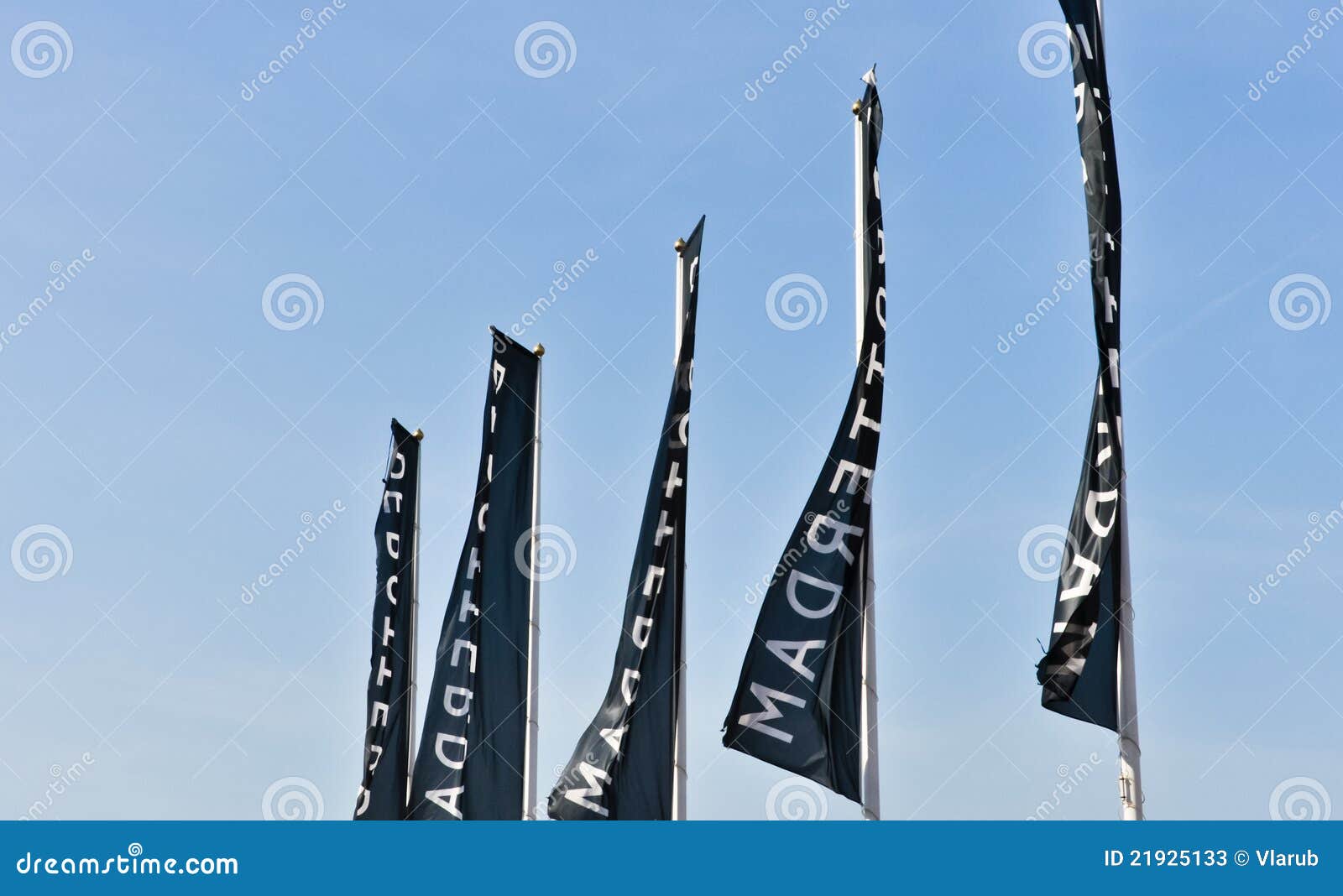 Flags of Rotterdam stock image. Image of colorful, netherlands - 21925133
