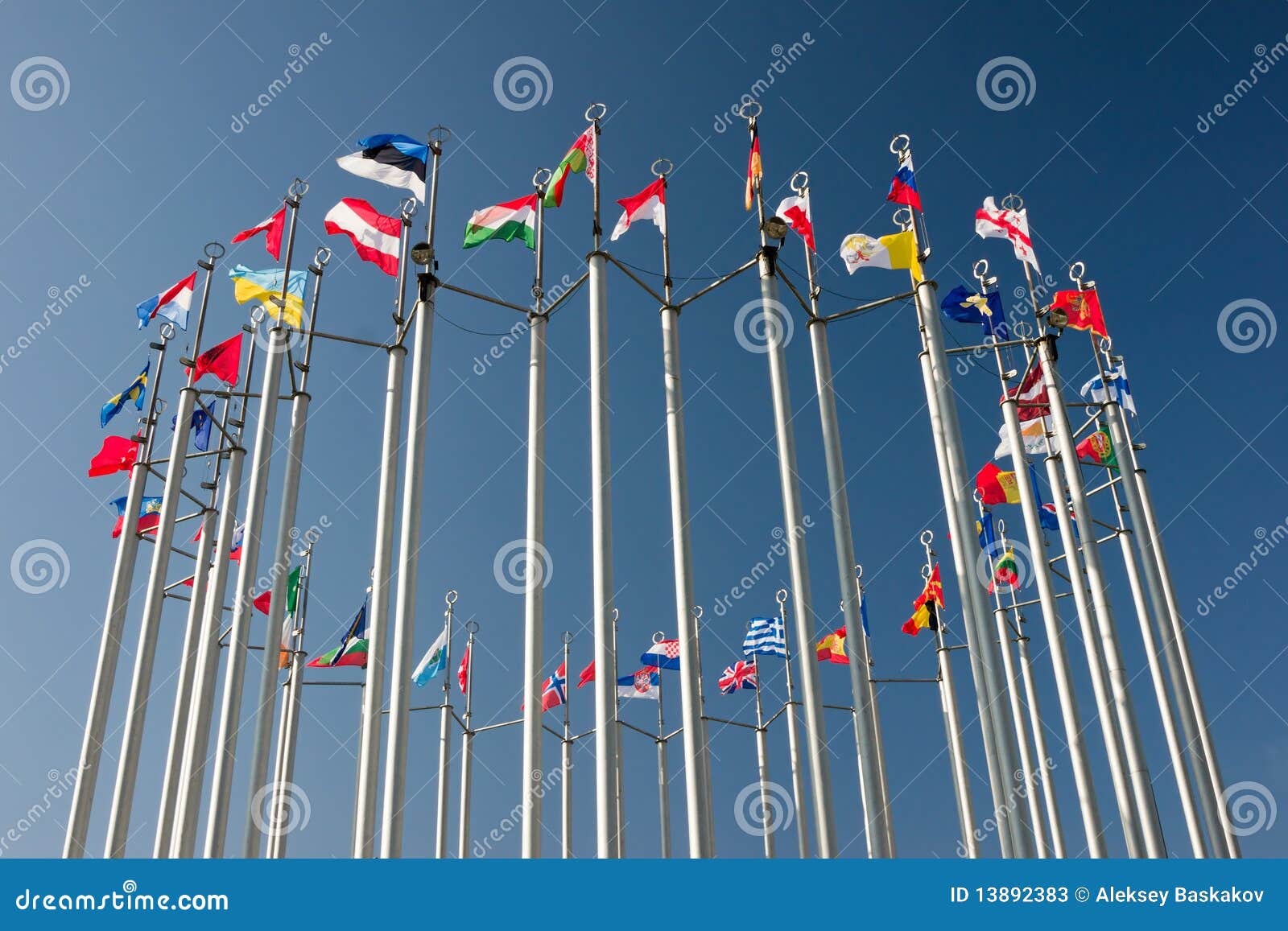 Flags round stock image. Image of patriotism, horizontal - 13892383