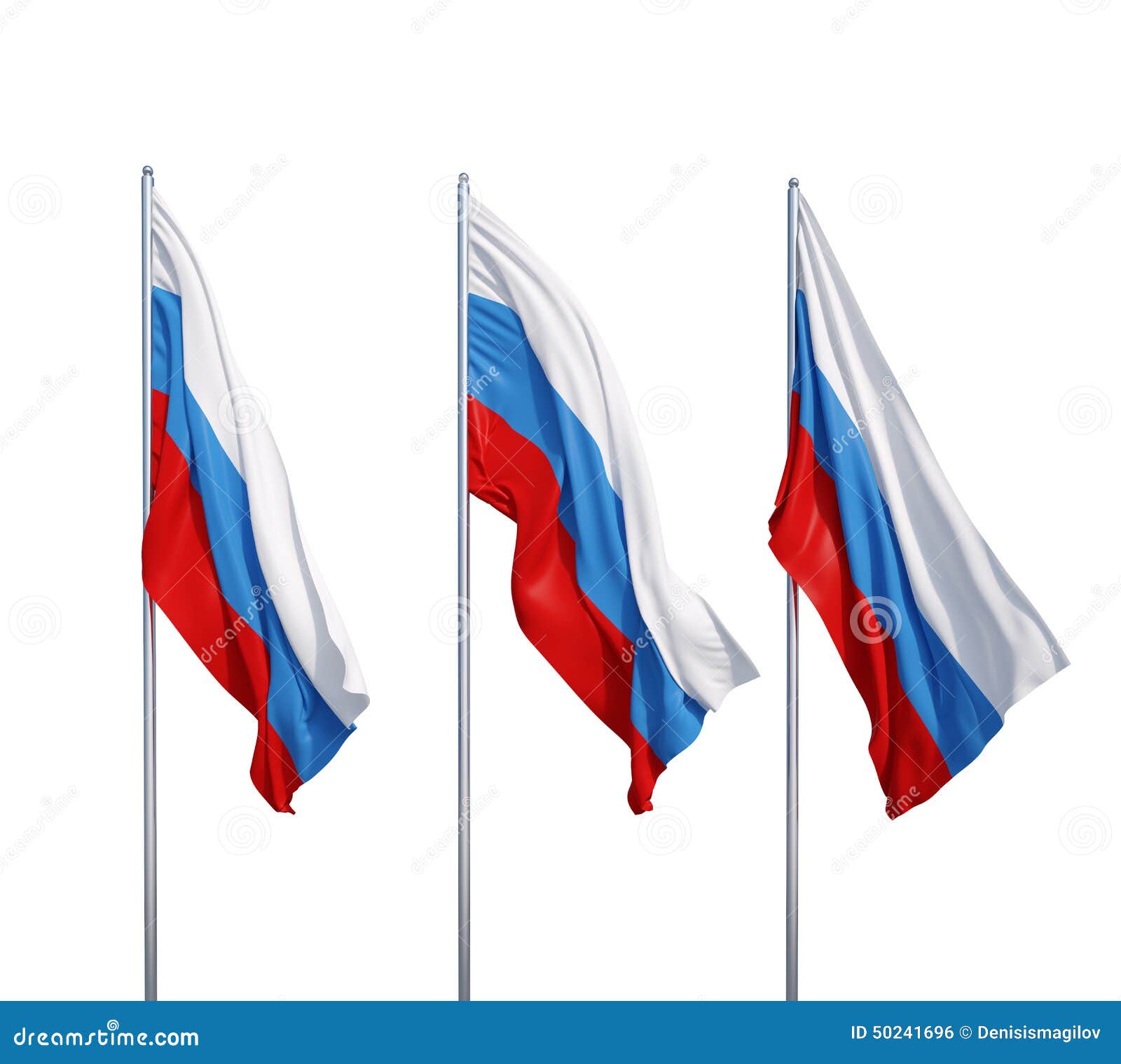 Flags of Russia stock illustration. Illustration of fabric - 50241696