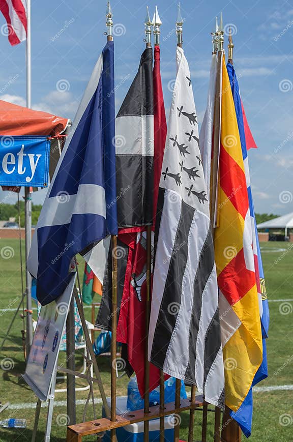 Flags of Scotland stock photo. Image of history, clan - 41007716