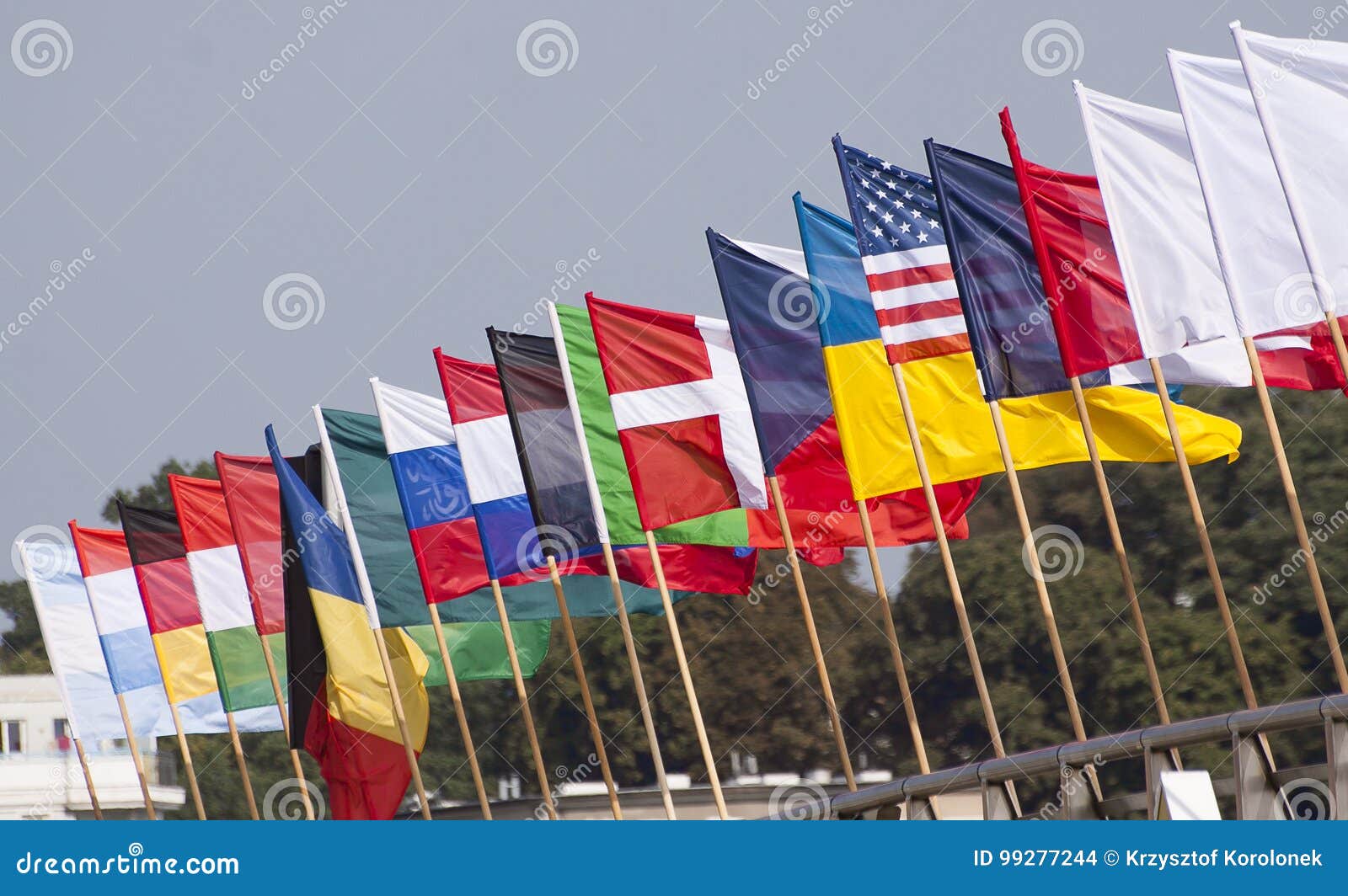 Flags stock photo. Image of america, asia, parade, green - 99277244