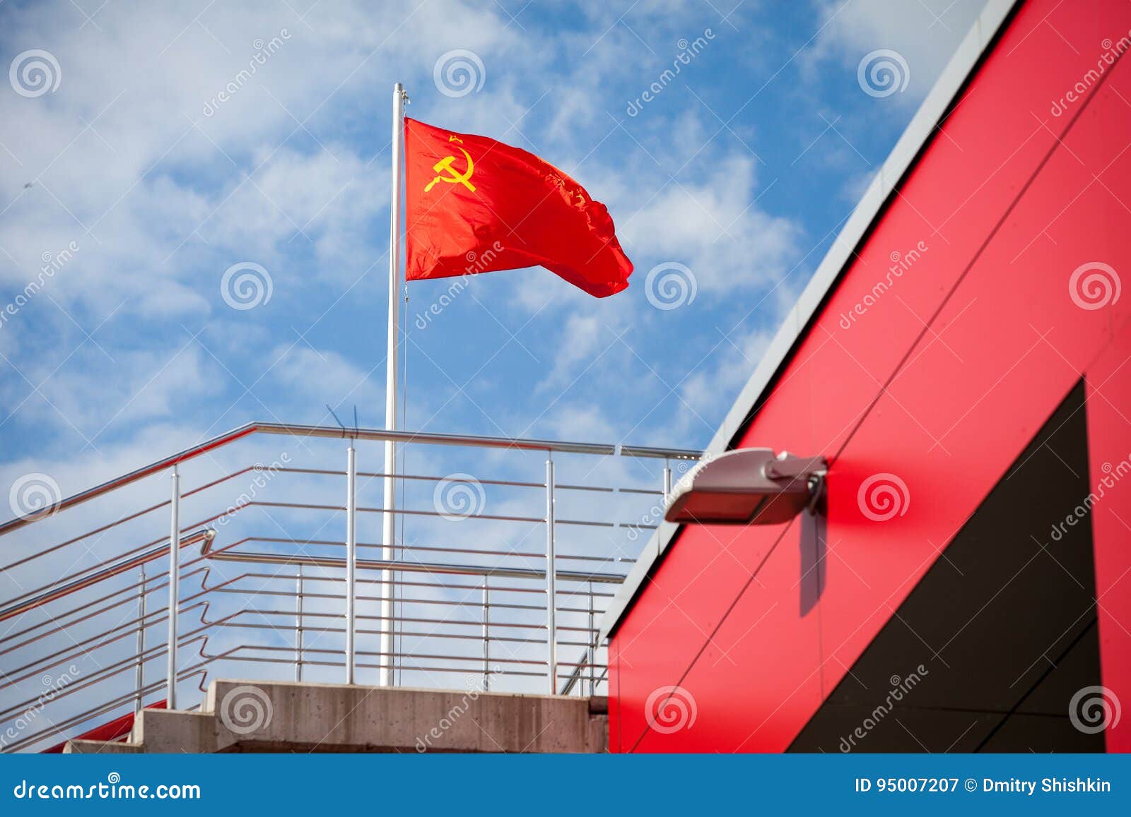 Flags of the USSR and Soviet Republics Stock Image - Image of ...