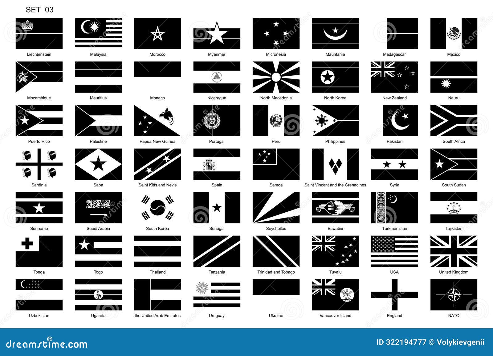 Flags of the world stock vector. Illustration of location - 322194777