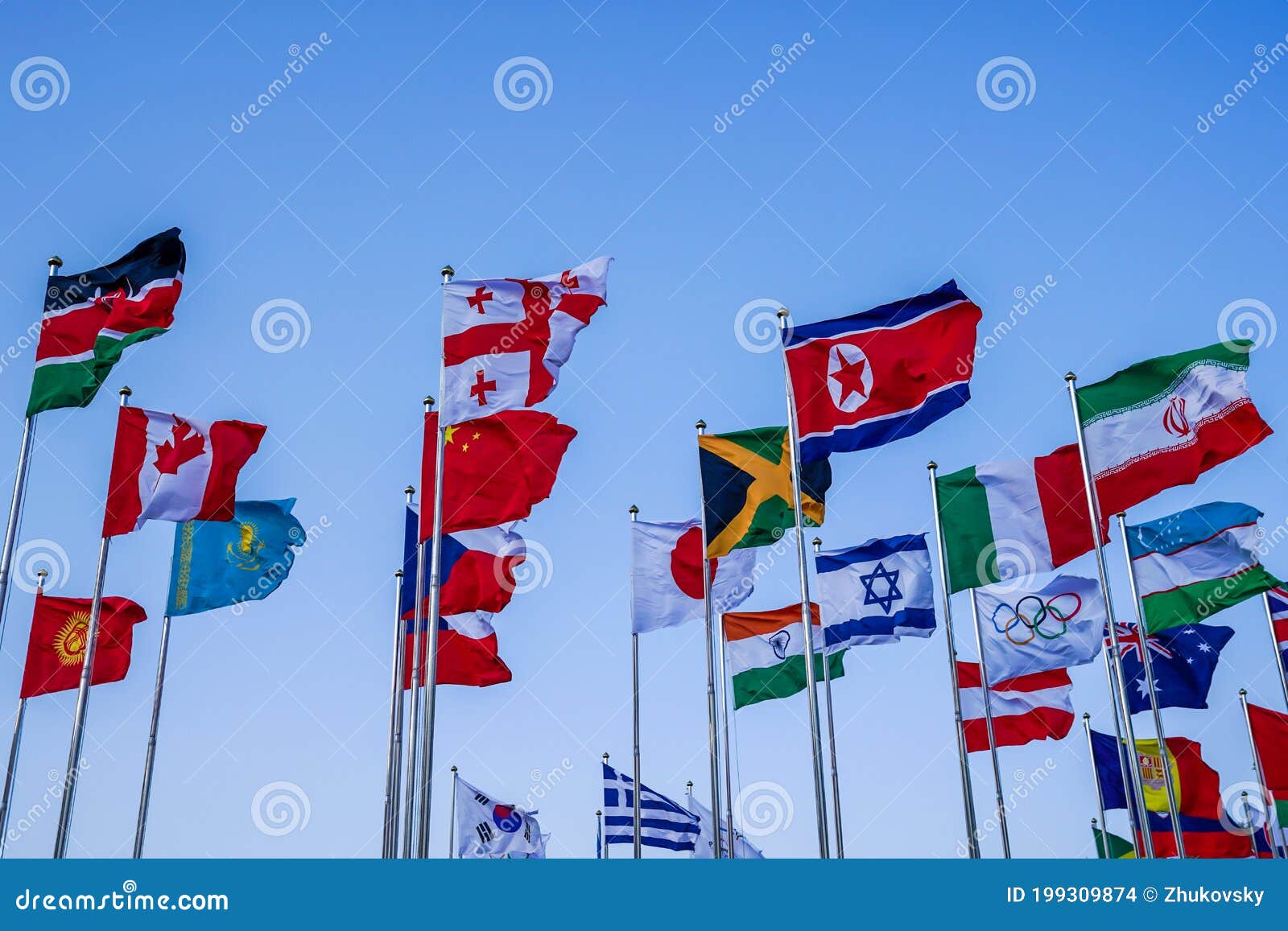 Flags of the world stock photo. Image of celebration - 199309874