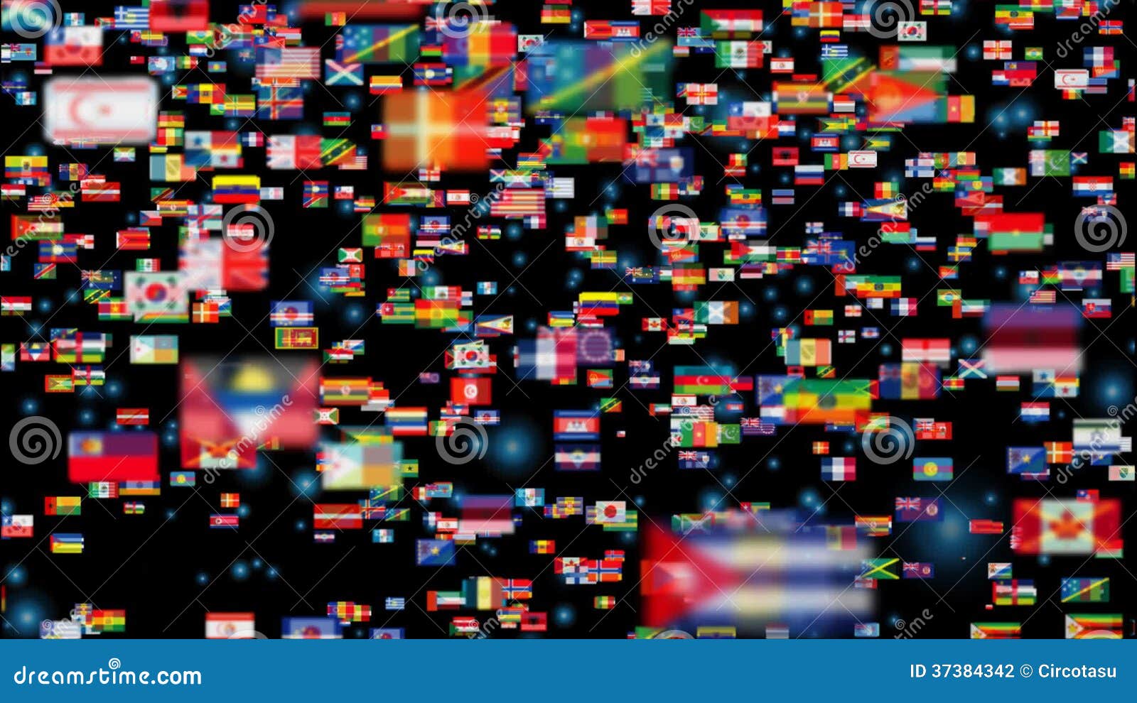 Flags of the World Forming Earth Map Morphing To Sphere, Stock Footage ...