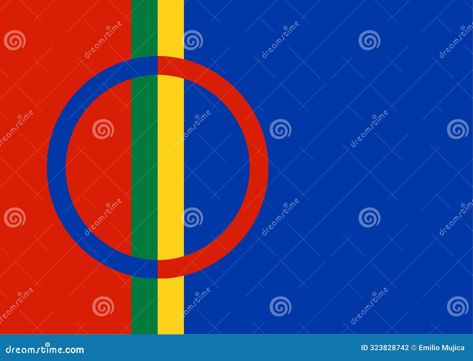 Flags of the World for School, Sami Flag of Sampi and the Sami People ...