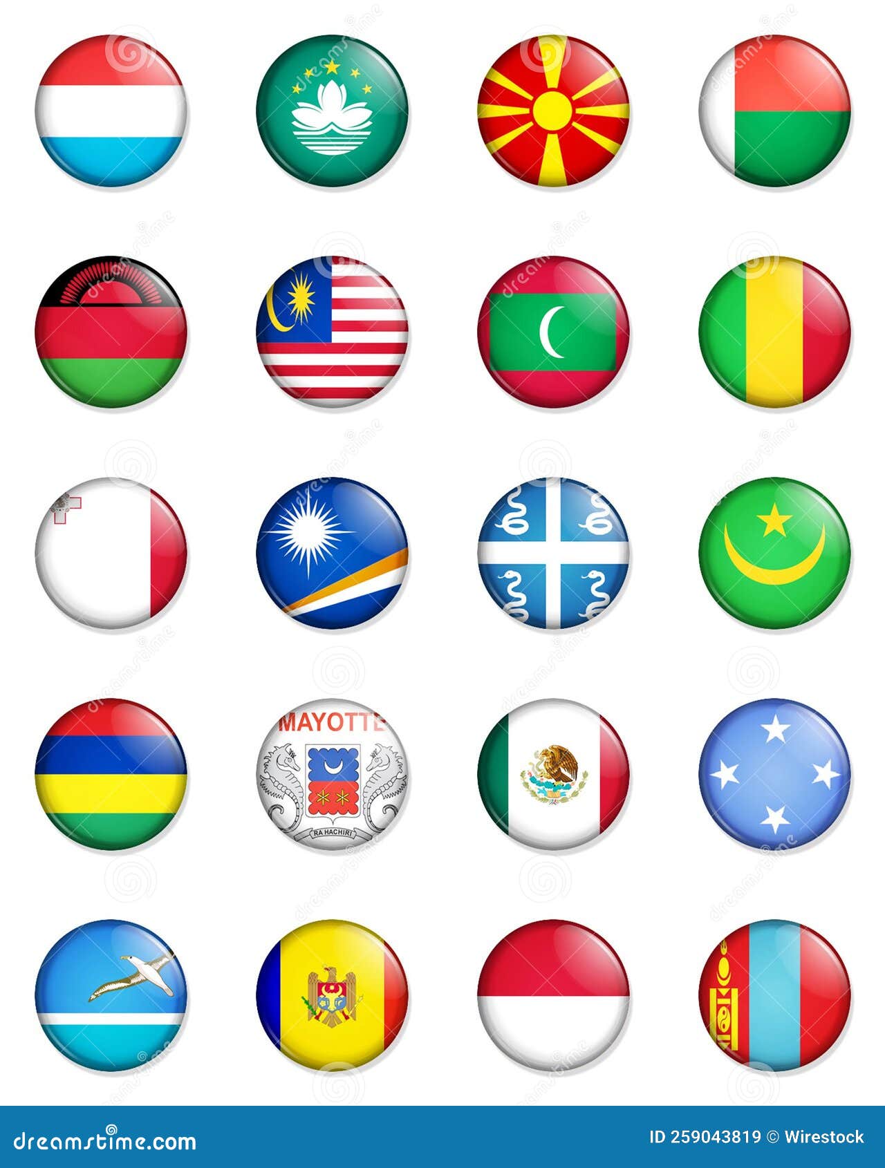 Flags of the world 08 stock illustration. Illustration of patriotic ...