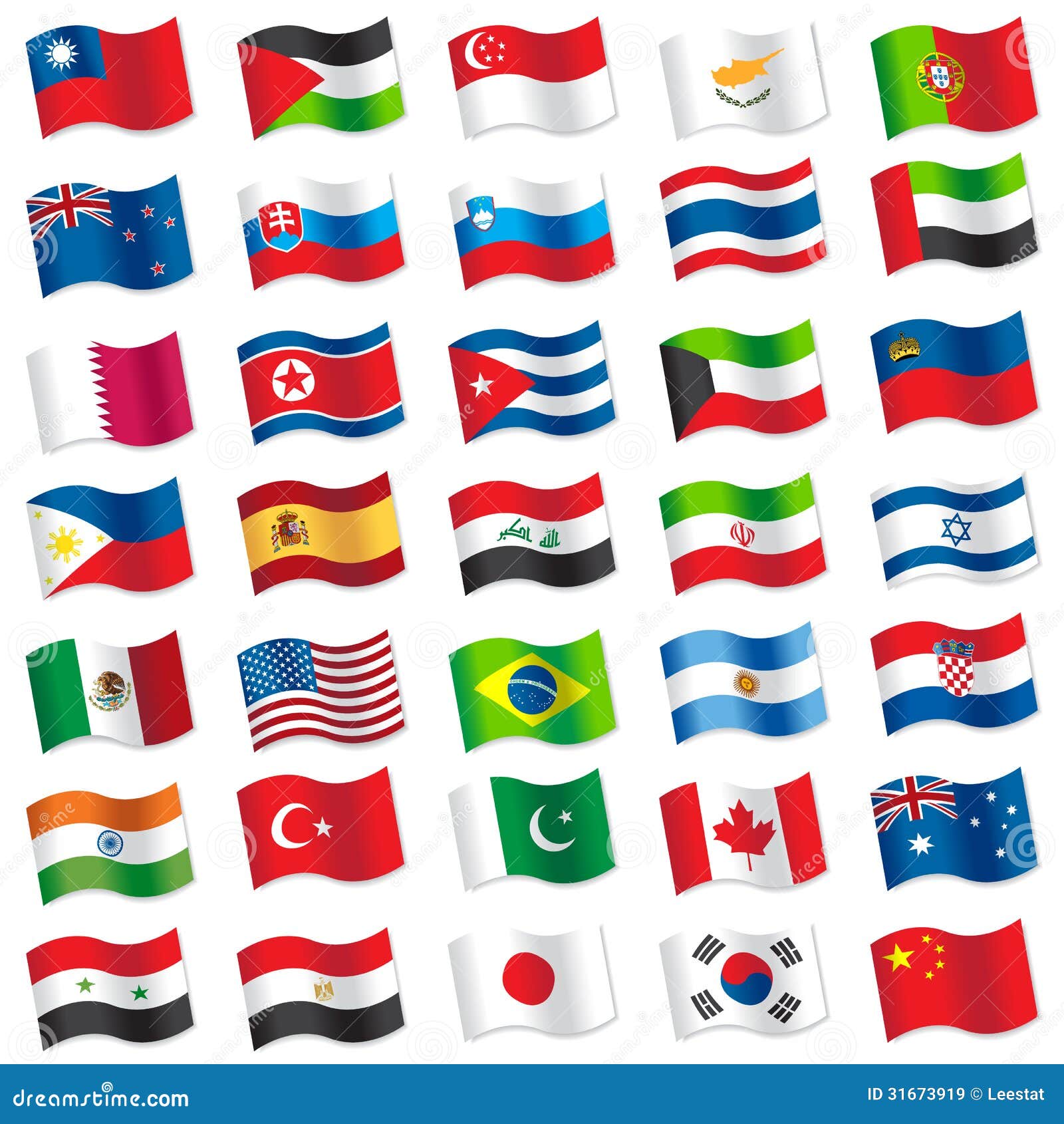 Flags of the World stock vector. Illustration of europe - 31673919