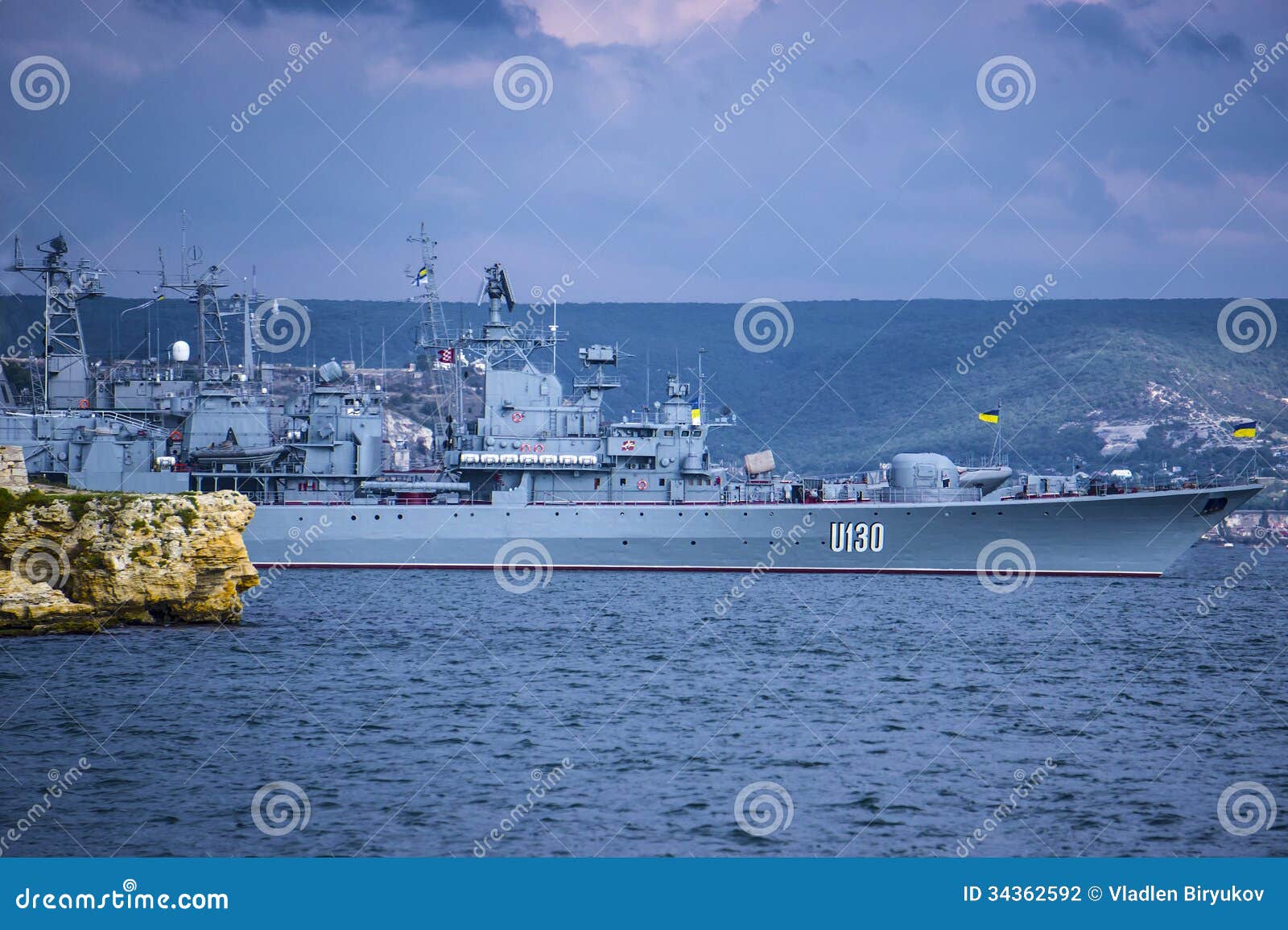 Flagship of Ukraine editorial photography. Image of weapons - 34362592