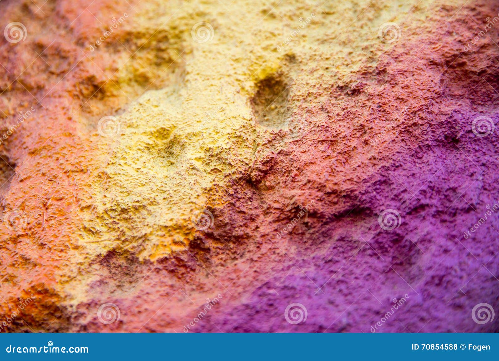 Flagstone Painted with Bright Colors. Stock Photo - Image of reflex ...
