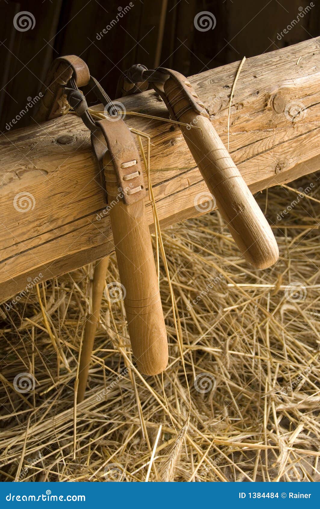 Flails stock photo. Image of wood, agriculture, bread - 1384484