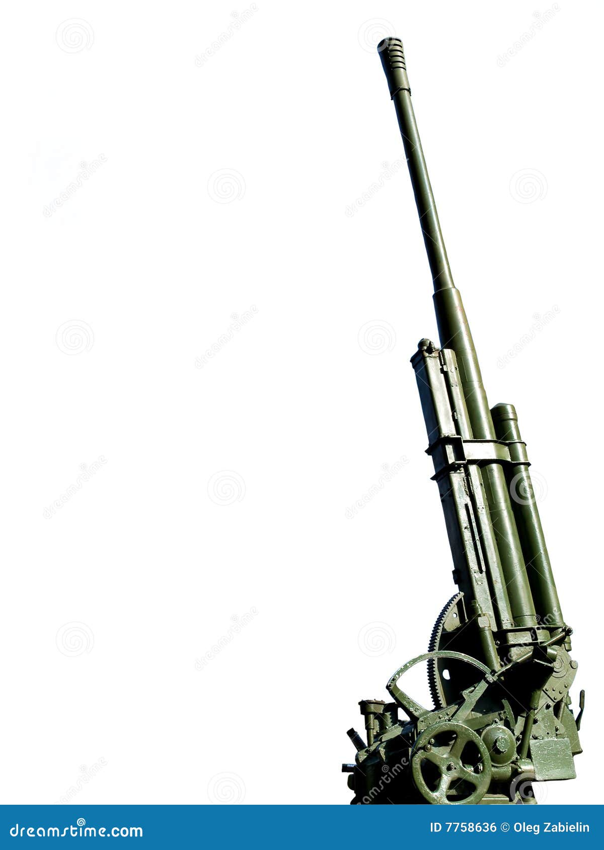 Flak stock photo. Image of cannon, clipping, world, gray - 7758636