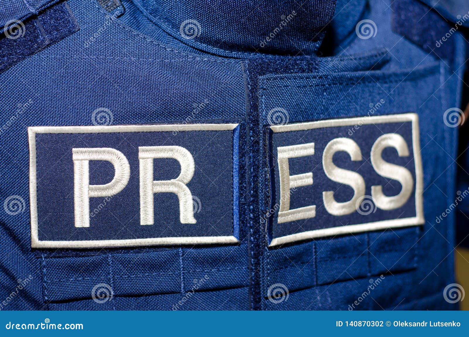 A flak jacket or flak vest stock photo. Image of body - 140870302