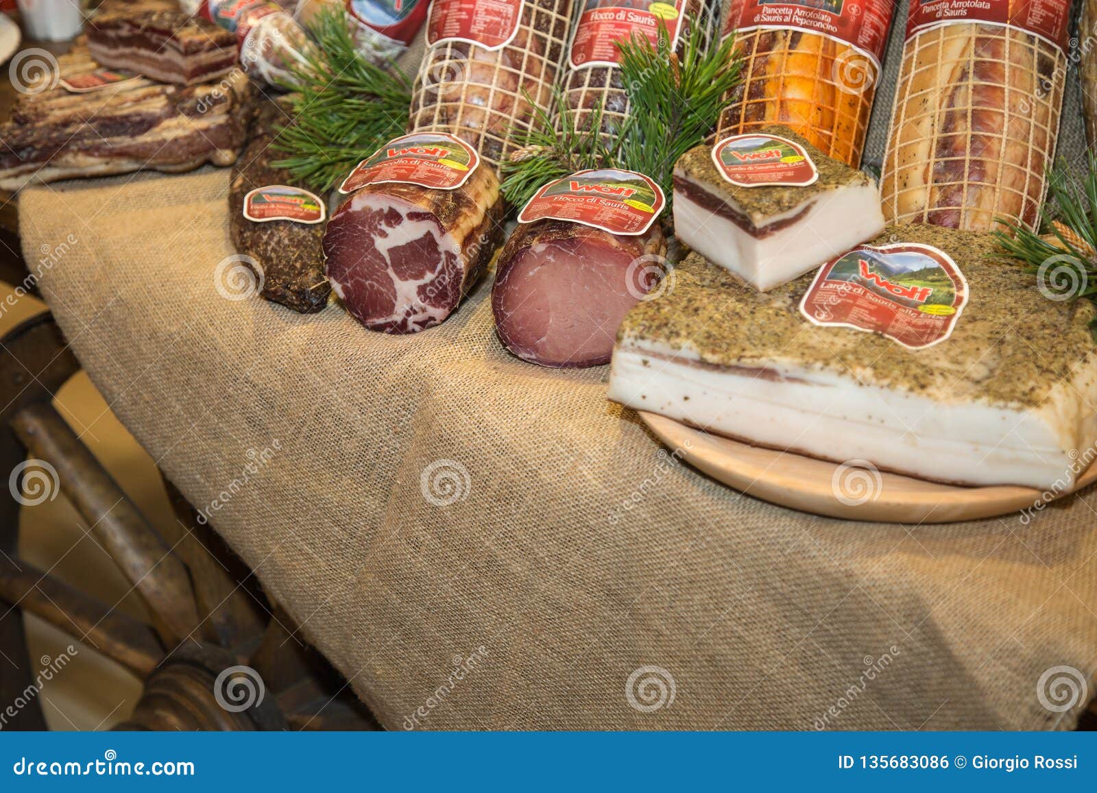Flake Ham, Bacon, Lard and Others Types of Ham Editorial Photo - Image ...