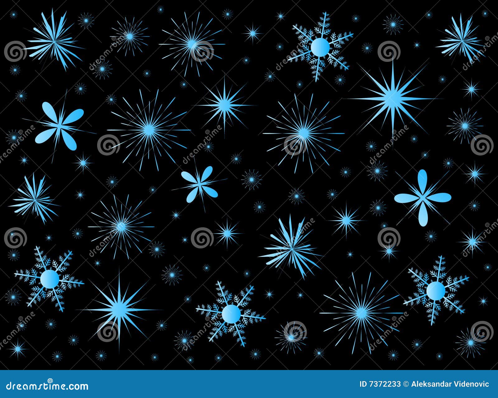 Flakes stock vector. Illustration of abstract, cold, celebration - 7372233