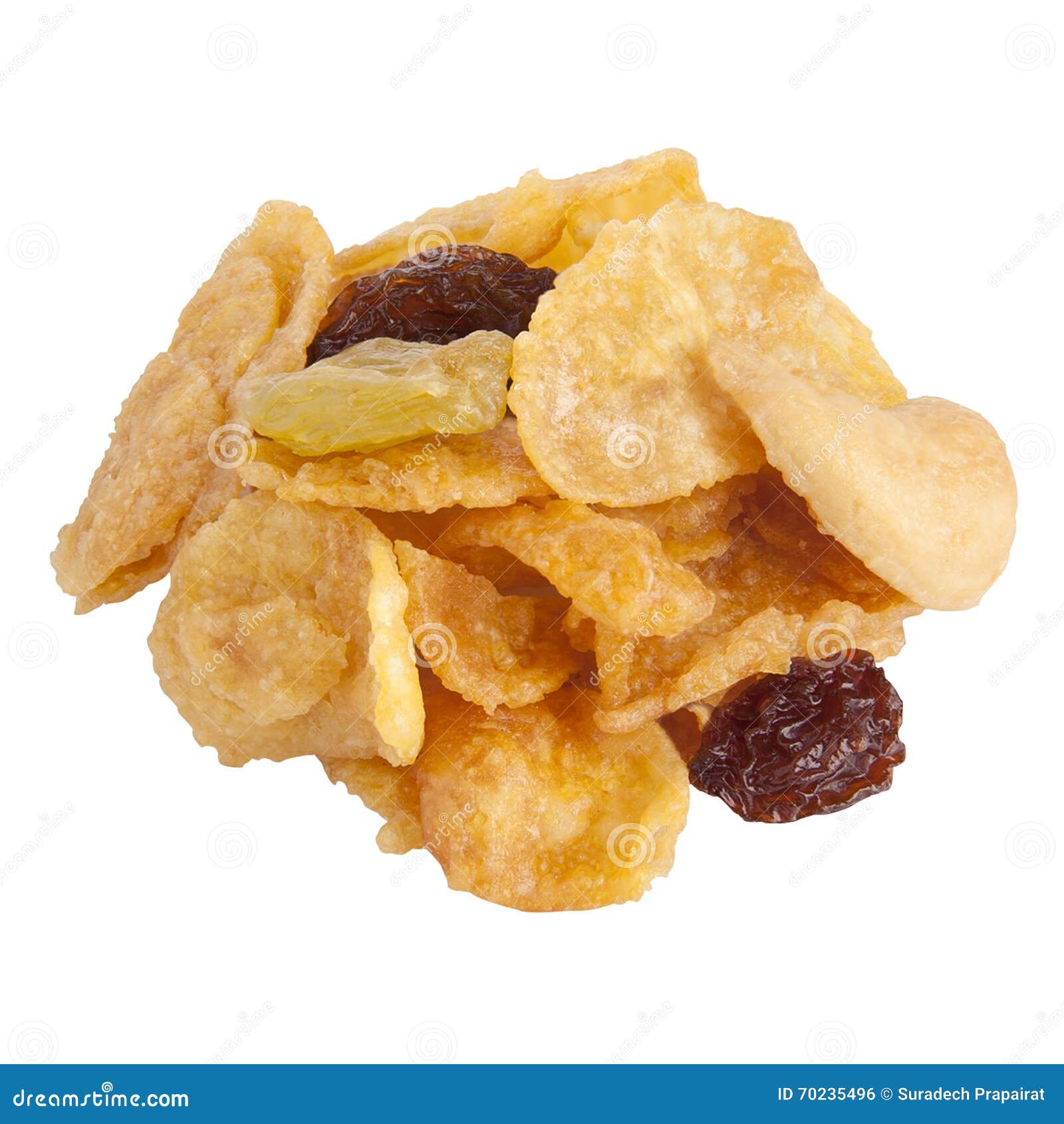 Flakes, Breakfast Cereal Isolate Stock Photo - Image of background ...