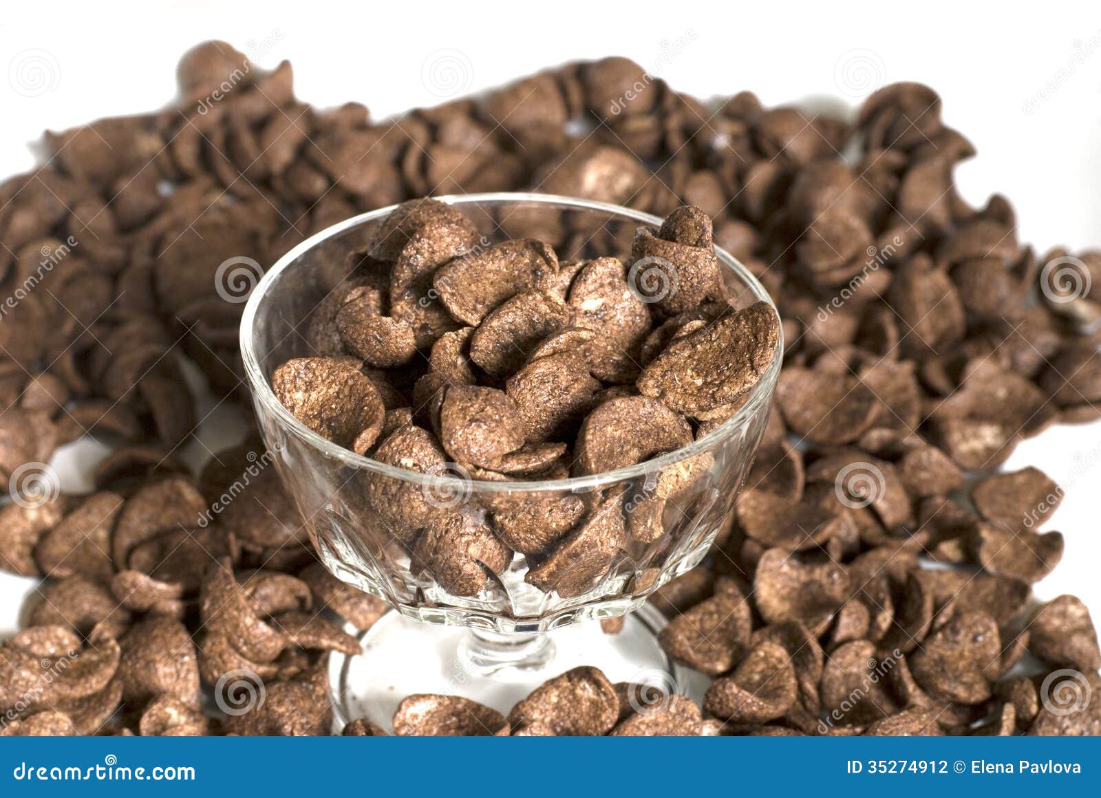 Flakes isolated stock photo. Image of morning, container - 35274912